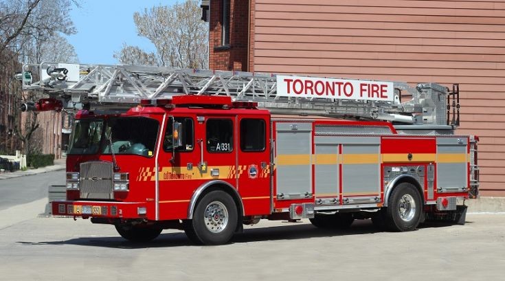 Fire Engines Photos - Toronto, ON - Aerial 331