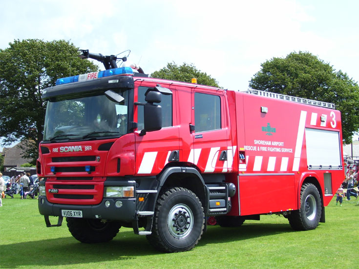 Fire Engines Photos - Scania Shoreham Airport