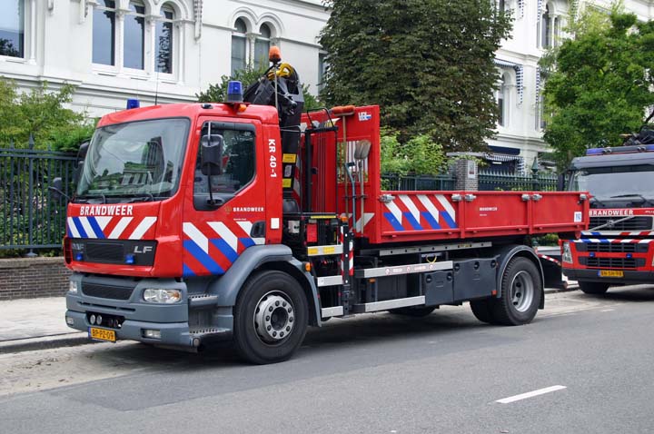 Fire Engines Photos - Brandweer Rotterdam Prime mover DAF LF