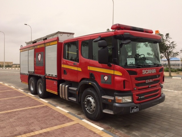 Fire Engines Photos - Scania/BAI Foam Tender Qatar