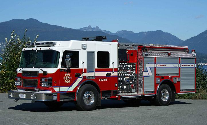 Fire Engines Photos - Vancouver new Engine 1