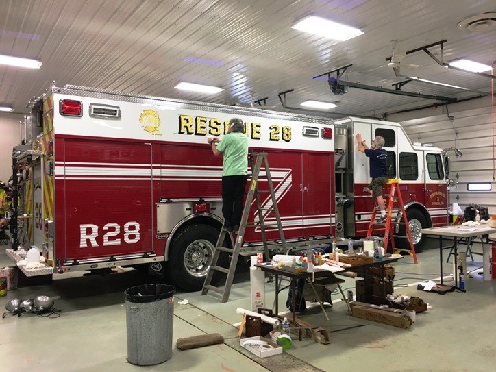 Fire Engines Photos - Penryn PA new EOne rescue