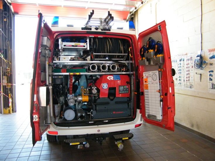 Fire Engines Photos - Mercedes Sprinter Rosenbauer, Surrey