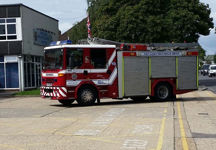 Fire Engines Photos - Reserve Dennis Sabre at Worthing