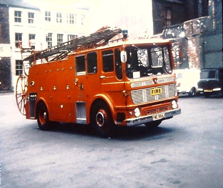 Fire Engines Photos - FWE984J AEC Merryweather PE Sheffield