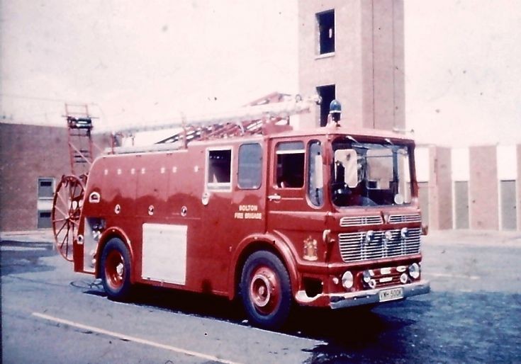 Fire Engines Photos - VWH500K AEC/Merryweather PE Bolton FB