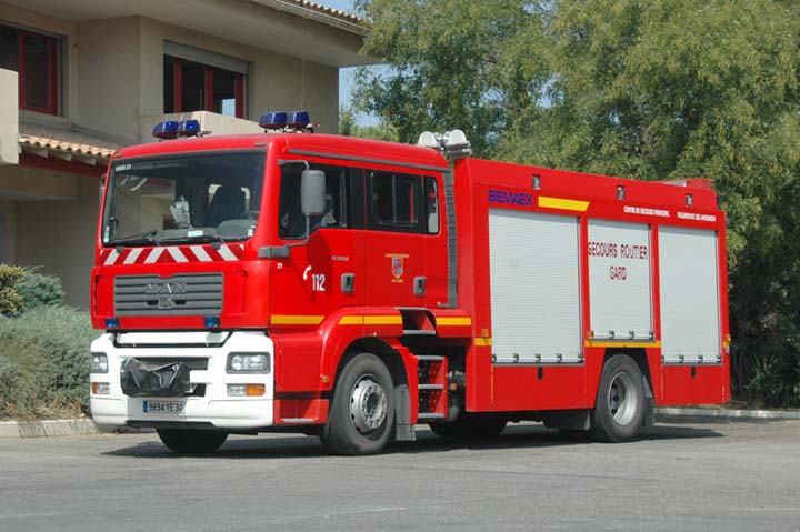 Fire Engines Photos - Villeneuve les Avignon FSR MAN TGA Bemaex