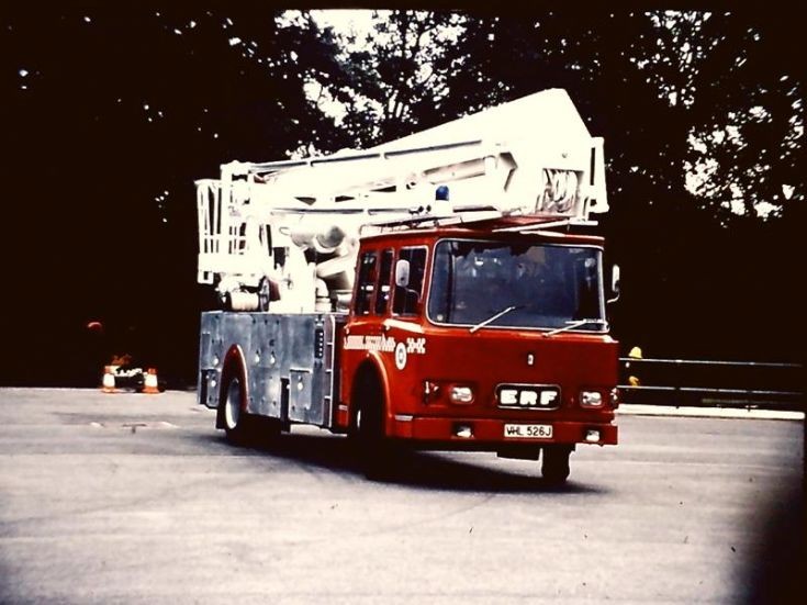 Fire Engines Photos - VHL526J ERF HP 65' West Yorkshire