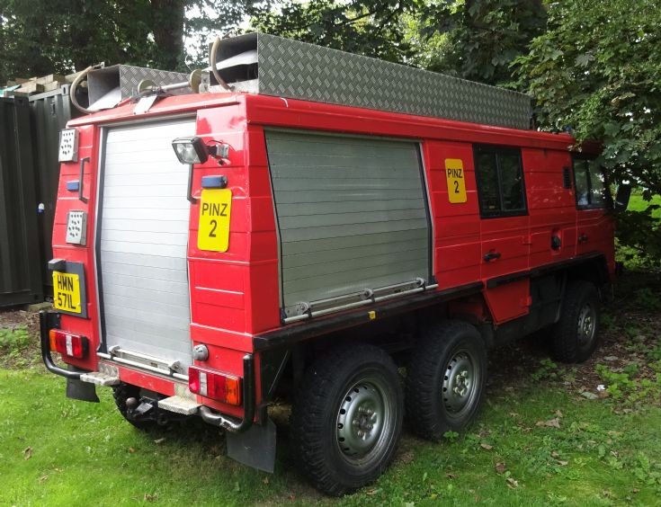 Fire Engines Photos - Steyr Puch Pinzgauer HMN571L Isle of Man Fire RS