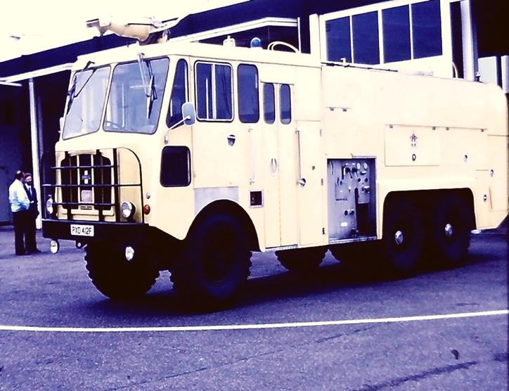 Fire Engines Photos - PXD412F Luton Thornycroft Nubian/Pyrene ACT