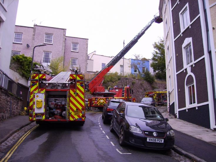 Bristol roof fire