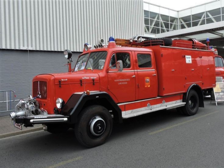 Fire Engines Photos - Magirus Deutz - Civil Defense Tender