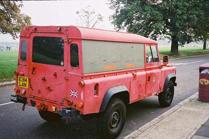 ex British Defence Fire Service Land Rover