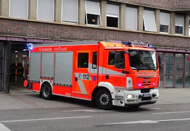 Fire Engines Photos - MAN Lentner Pump Rescue