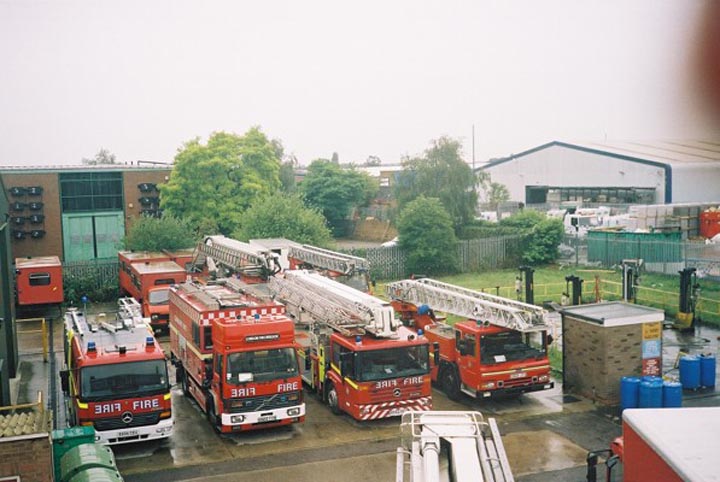 Fire Engines Photos - Ruislip workshops London Fire Brigade