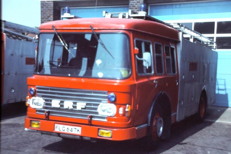 Fire Engines Photos - FLG647K ERF WrL Cheshire
