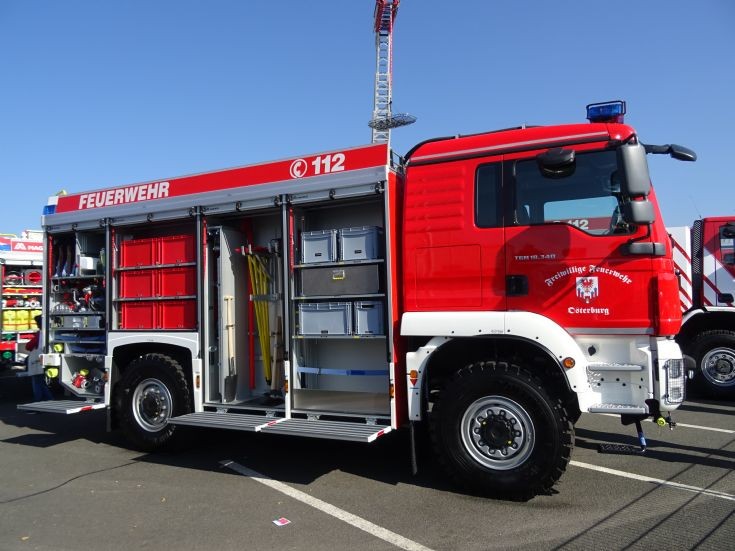 Fire Engines Photos - MAN Magirus Tanker Pump