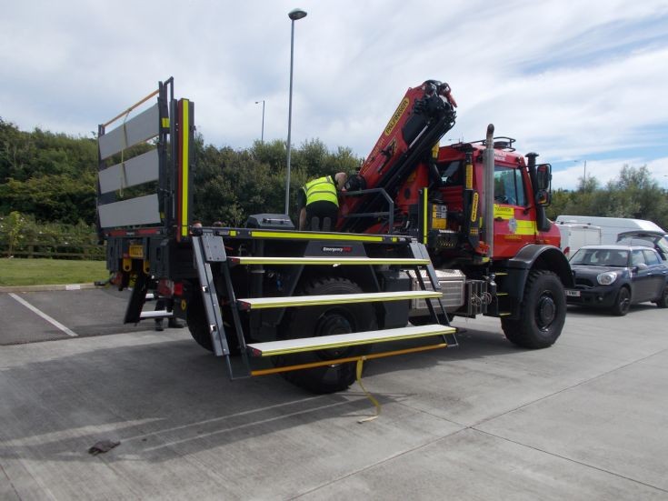 Fire Engines Photos - MB Unimog/EOne/Specialist Rescue Unit YX22CVB