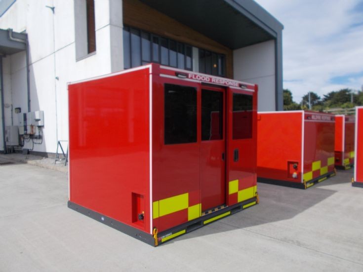 Fire Engines Photos - Flood Response Pod for Specialist Rescue Unit