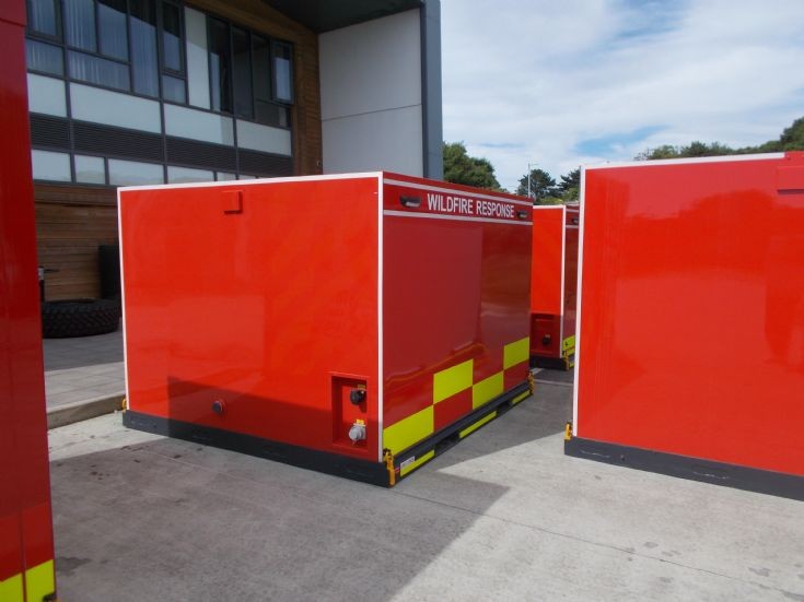 Fire Engines Photos - Wildfire Response Pod for SRU