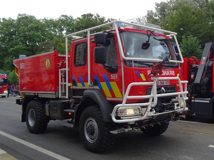 Fire Engines Photos - Renault - Brush Fire Tender