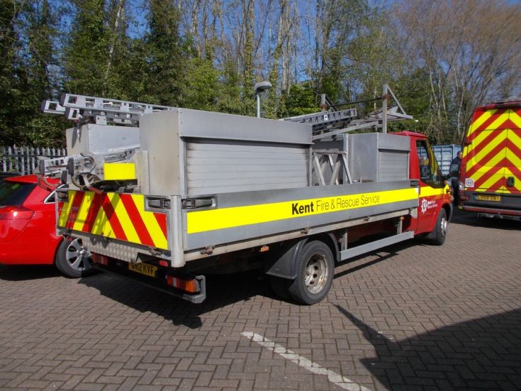 Fire Engines Photos - Kent FRS Ford Transit ladders