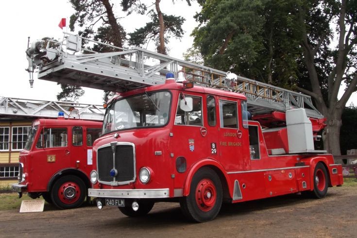Fire Engines Photos - 240FLM AEC Mercury/Merryweather TL ex London