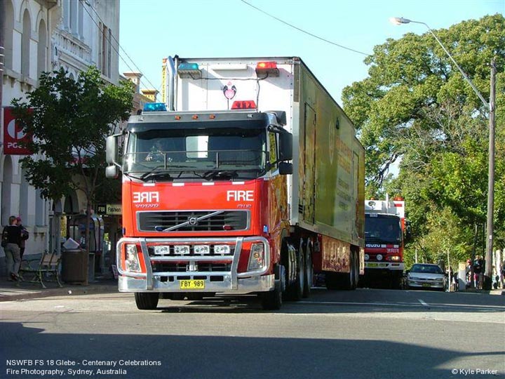 Fire Engines Photos - BA Training Trailer, Sydney, Australia