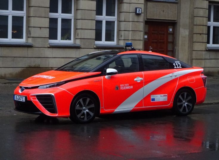 Toyota Mirai Elektro - Station officer car