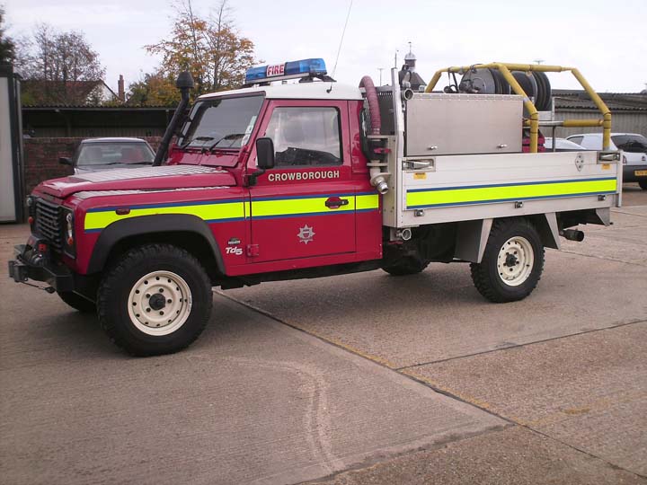 Fire Engines Photos - East Sussex Fire & Rescue Land Rover