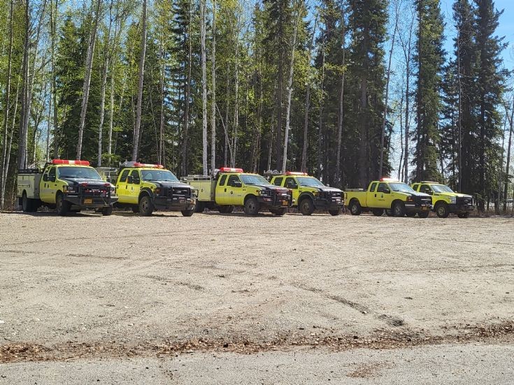 Fire Engines Photos - Alaska Forestry bush fire units