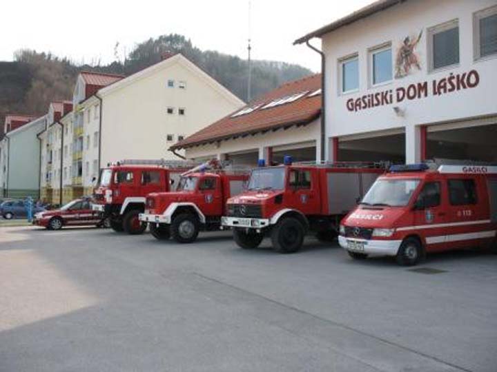 Fire Engines Photos - Firehouse of Fire Departed Lasko Slovenia