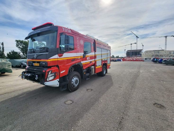 Israel's newest Volvo fire truck 2024
