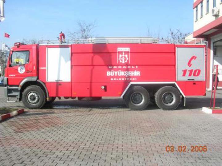 Fire Engines Photos - KOCAELİ Turkey fire Department WATER TANK