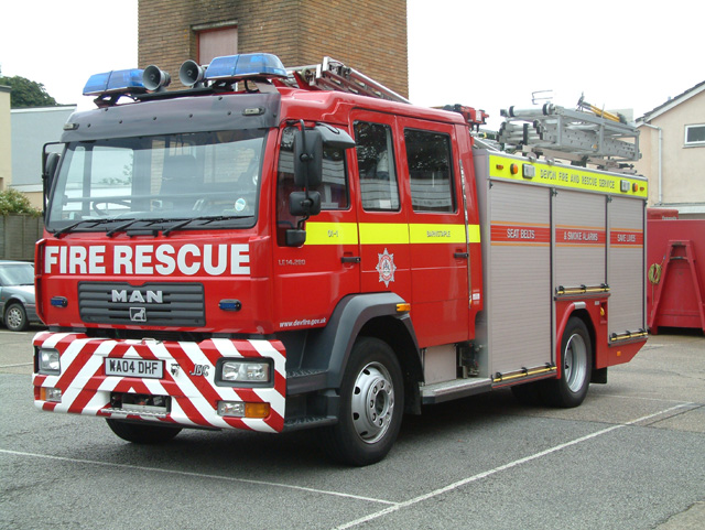 Fire Engines Photos - Barnstaple Devon FB MAN