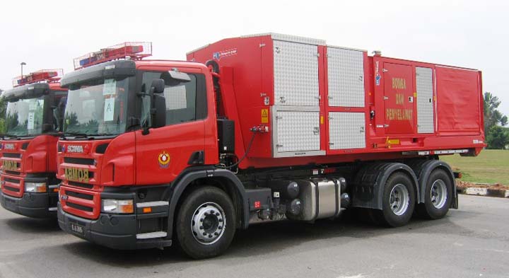 Fire Engines Photos - Malaysia - Scania Prime Mover
