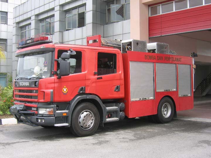 Fire Engines Photos - Malaysia - Scania Mk1 FR Tender