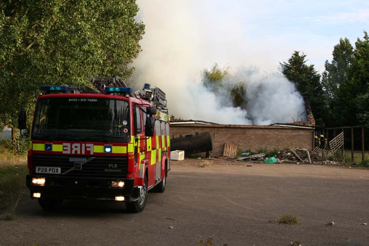 Fire Engines Photos - Suffolk Fire and Rescue Service at Fire Beck Row