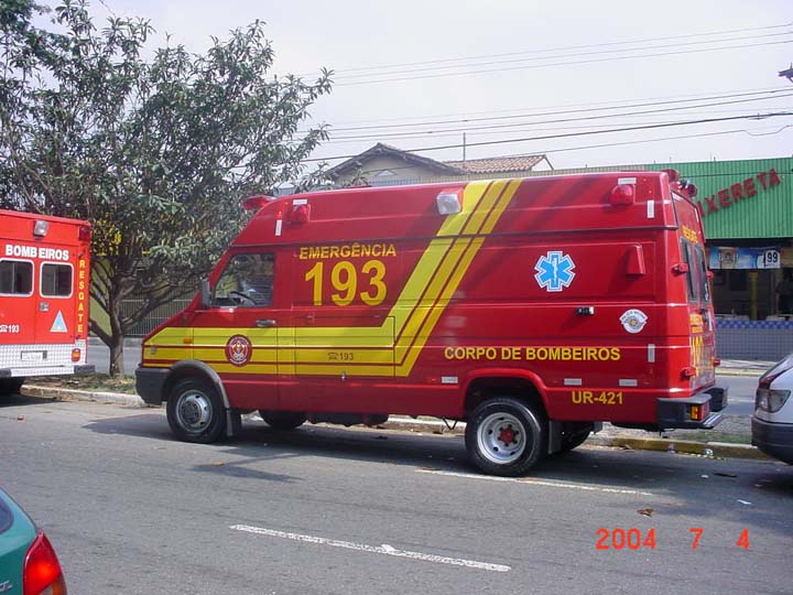 Fire Engines Photos - Fire Brigade São Paulo Brazil Rescue Iveco