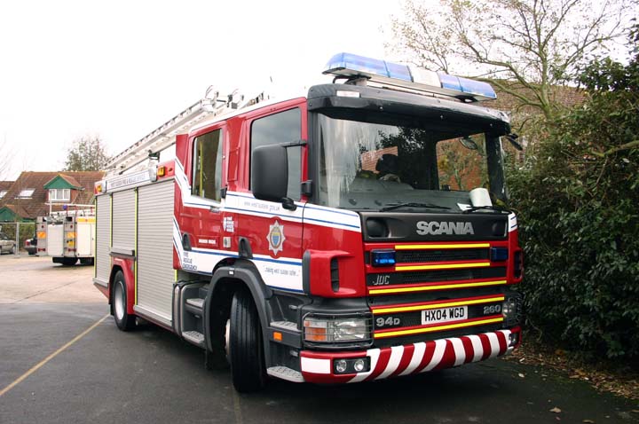 Fire Engines Photos - West Sussex FRS Scania WrL Bognor Regis