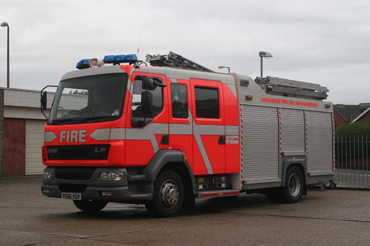Fire Engines Photos - Lancashire Fire & Rescue Service DAF Fleetwood