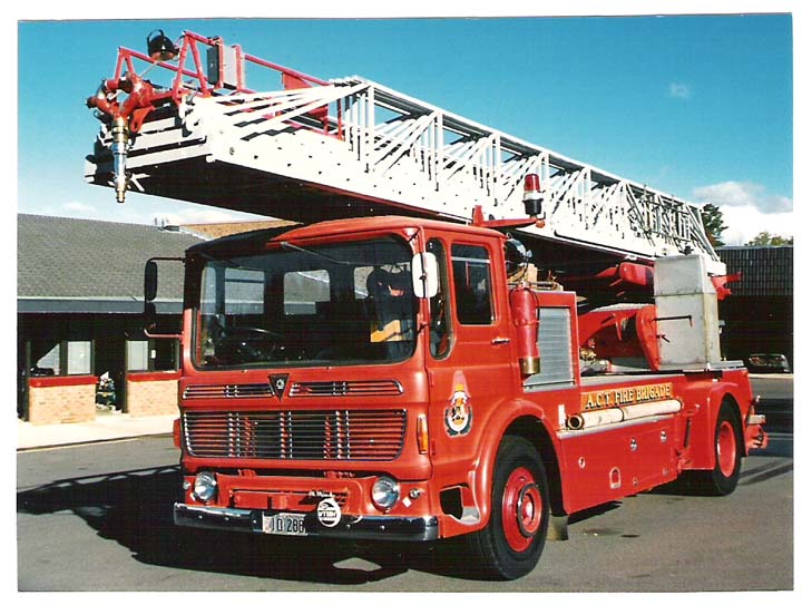 Fire Engines Photos - 1969 AEC/Merryweather Turntable ladder ACTFB