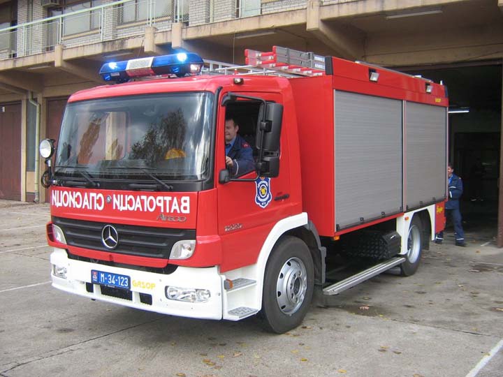 Work Fire brigade Smederevo,Serbia Mercedes