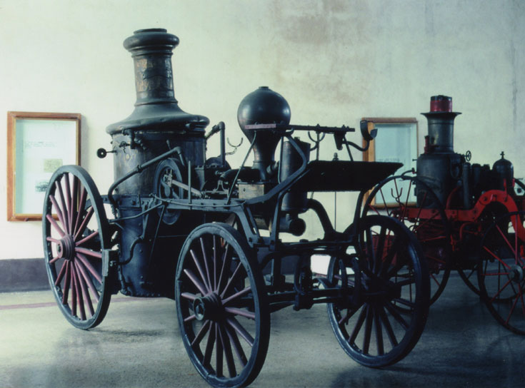 Fire Engines Photos - Old pumper - 1890 Silsby 4th Size