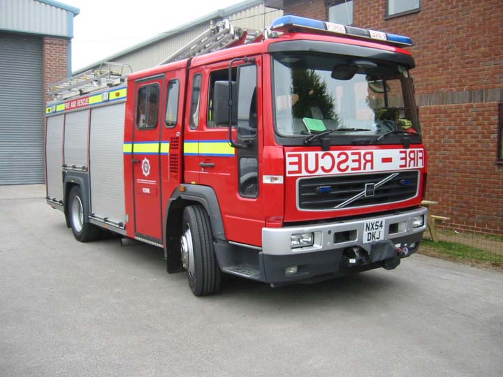 Fire Engines Photos - 2nd York pump North Yorkshire Fire service