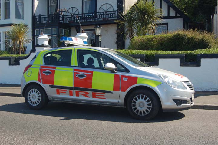 Fire Engines Photos - Strathclyde Fire & Rescue Station car