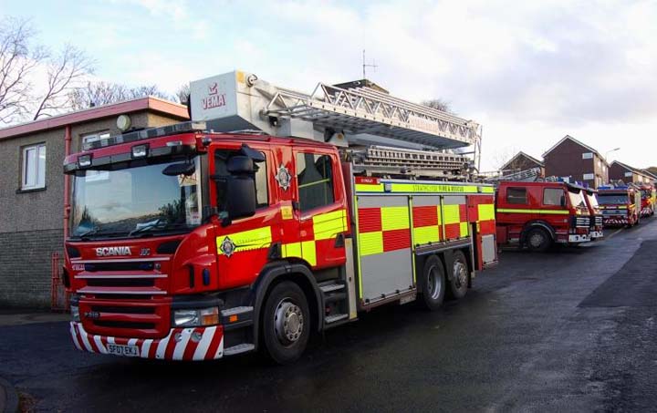 Fire Engines Photos - Strathclyde Fire & Rescue ARP SF07EKJ