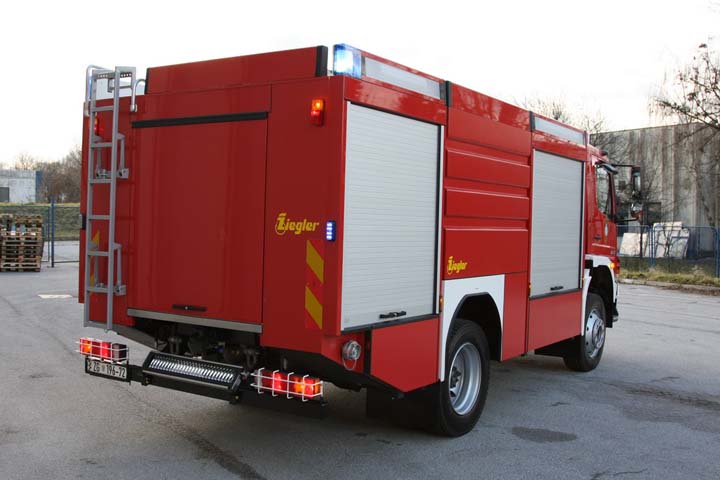 Fire Engines Photos - Fire Brigade Zapresic Croatia Mercedes Atego back