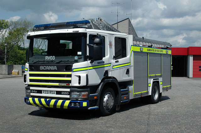 Fire Engines Photos - Peterhead Scotland Scania