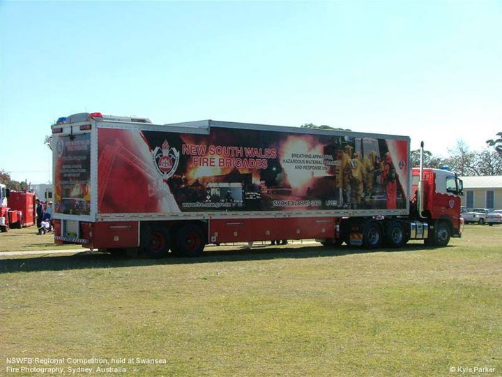 NSW Fire Brigades BA Training Trailer